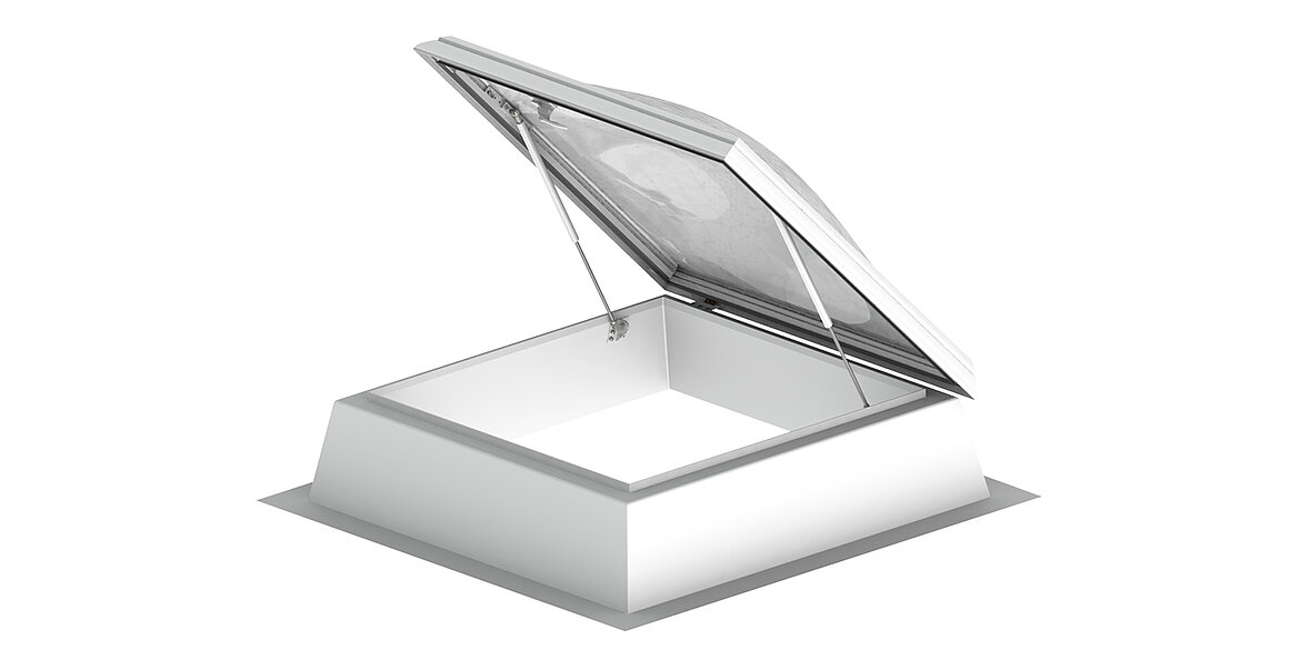 Roof access hatch dome rooflight for ladder access | LAMILUX
